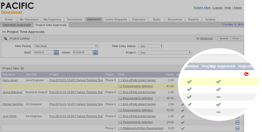 Enterprise Product Tour | Pacific Timesheet